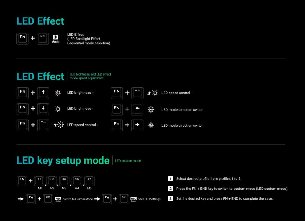 Clavier mecanique gamer ABKONCORE K595 GTMX blue Switch - PC portable, Smartphone, Gaming ...